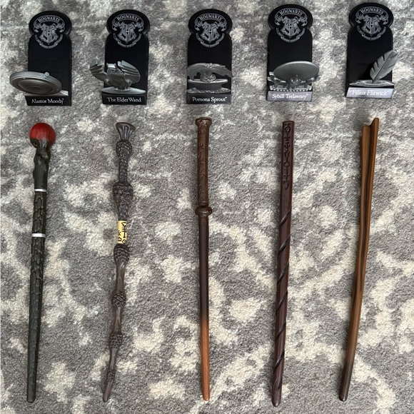 Warner Bros. | Other | Harry Potter Collectible Wands All 5 | Poshmark